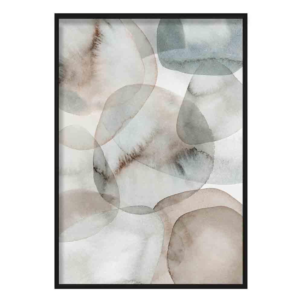 Watercolour Beige and Grey Art Print 01 – Artze Wall Art